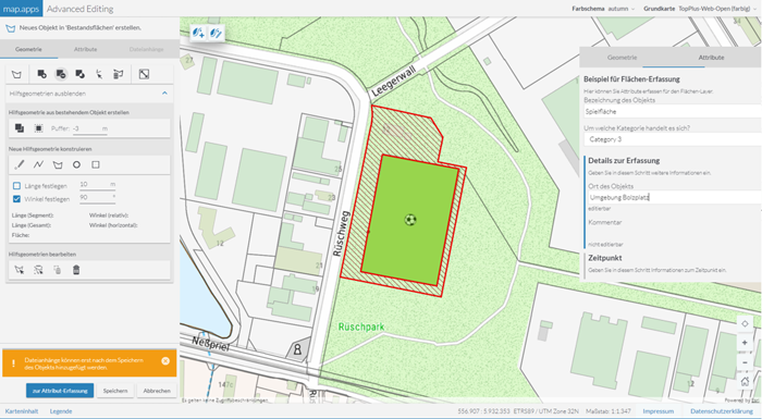 map.apps Advanced Editing | con terra